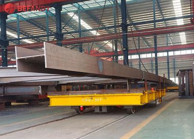 China Warehouse Flatbed Electric Trolley For Mold Transfer for sale