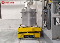 China 70T Load Capacity Battery Operated Transfer Cart with Roller Conveyor System for Factory Transport for sale