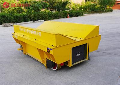 China PLC Automatic Control 50t Coil Transfer Car Battery Powered for sale