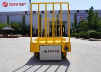 China 20t Battery Transfer Cart 0 - 20m/Min Motorized Rail Cart Lift Table for sale