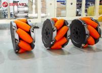 China PU Industrial Mecanum Wheels 203mm 300kg - 600kg Load for sale