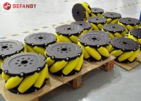 China Omnidirectional Industrial 100 Mm Mecanum Wheels For AGV for sale