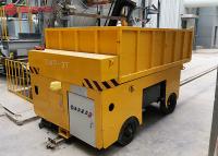 China 2 Tons Climbing Single Track Dumping Electric Transfer Cart for sale