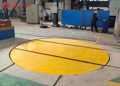 China Motorized Steerable Rail Turntable Transfer Cart for sale