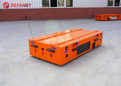 China Battery Power Steerable Trackless Transfer Trolley 20 Ton for sale