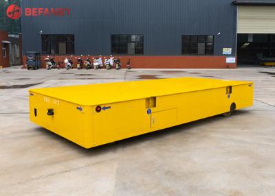 China 15t Powered Flatbed Trackless Transfer Trolley for sale