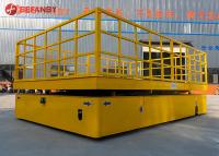 China 80T Load Steerable Transfer Trolley With Warning Alarm for sale