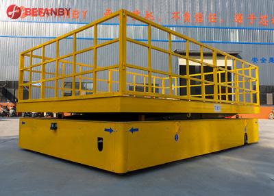 China 80T Load Steerable Transfer Trolley With Warning Alarm for sale
