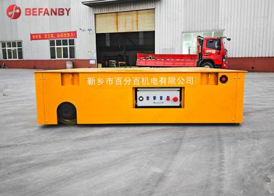China Battery Trackless Transfer Cart With PU Wheel for sale