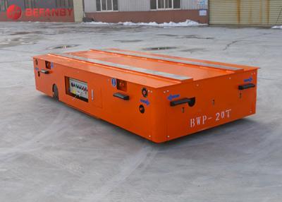 China 20T Load Capacity Battery Transfer Cart with 360° Safety Protection and Trackless Navigation for sale