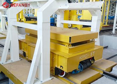 China Steerable Elelctrical Rail Transfer Trolley for sale
