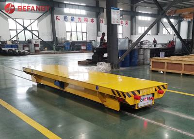 China Motorized Steel Factory Flatbed Rail Transfer Cart for sale