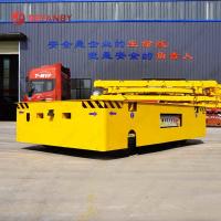 China Large Capacity Trackless Transfer Carts In Steel Factory for sale