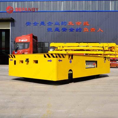 China Large Capacity Trackless Transfer Carts In Steel Factory for sale