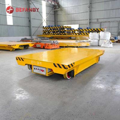 China Customized Gearmotor Rail Transfer Trolley Battery Powered 10 Tons for sale