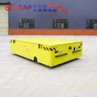 China 50t Trackless Transfer Cart Steerable Floor Industrial Platform Trolley for sale