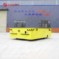 China PU Wheels 20 Ton Steerable Trackless Trolley with Steel Materials for sale