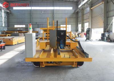 China Pipe Factory Chain Plate Battery Handling Trolleys for sale