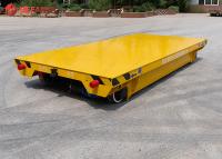 China Steel Factory Battery Traverser Transfer Cart With Rail for sale