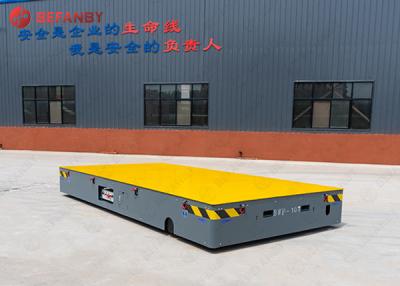 China Safety Sensors Control Battery Railless Material Transfer Trolley for sale