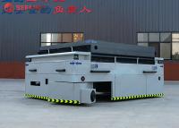 China Large Capacity Battery Lift Trackless Transfer Carts / trolley for sale