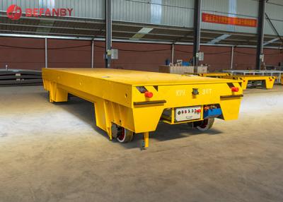 China Q235 Battery Powered 6T Self Propel Rail Transfer Cart for sale