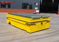 China Four Wheels Battery Power V - Deck Groove Trackless Transfer Cart 0 - 20m / Min Speed For Cement Plant for sale