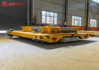 China Heavy Load AC Motor Roller Transfer Trolley With Track for sale