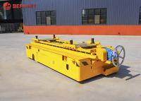 China Outdoor Material Handling Lifting Equipment , Yellow Heavy Load Rail Transfer Cart for sale