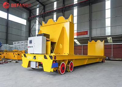 China Customized Cast Steel Wheel Low Voltage Rail Transfer Cart for sale