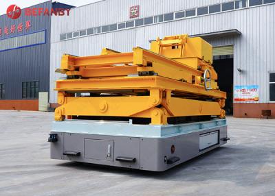 China Double Layer Lifting Rail Battery Automatic Guided Vehicle for sale