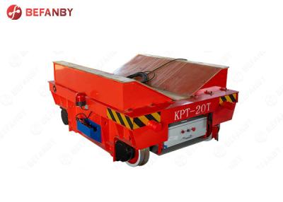 China 20 Tons  Metal Plate Rail Coil Transfer Cart for sale