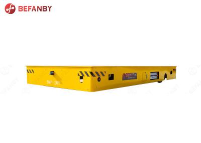China 7 Ton Pu Wheel Trackless Transfer Cart With Battery for sale