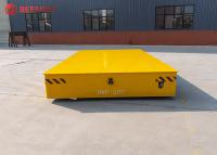 China Heavy Load 16ton Pu Wheels Railless Transfer Trolley for sale