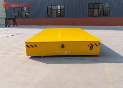 China Heavy Load 16ton Pu Wheels Railless Transfer Trolley for sale