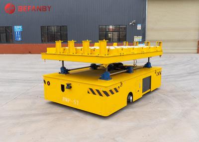 China 15t Hydraulic Lift Coil Trackless Transfer Carts for sale