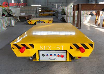 China Stable Railway Battery Flatbed Transfer Carts for sale