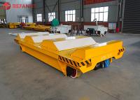 China Handle Operation Low Voltage Rail Transport Cart For Industrial Field for sale