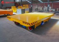 China Low Voltage Electricity Operated Die Transfer Flat Heavy Load Cart Rail Guided Cart for sale