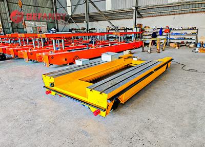 China Fine Quality Remote Control Workshop Material Railway Transfer Cart for sale