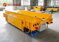 China SGS 20T Rail Flatbed Tracked Battery Transfer Cart Unlimited for sale