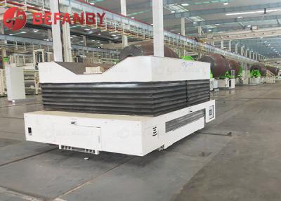 China Heavy Load Wireless Control Rubber Tire Steel Coil Transfer Car Handling Equipment for sale