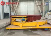China Heaey Load 20m/Min Workshop 50T Motorized Turntable Platform Cart for sale