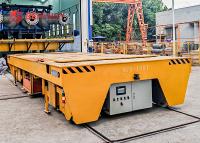 China Flexible Battery Vertical And Horizontal Movement Rail Transfer Cart for sale