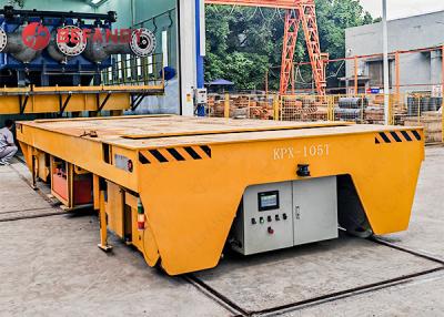 China Flexible Battery Vertical And Horizontal Movement Rail Transfer Cart for sale