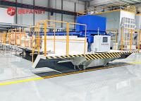 China Extra Long Size Docking Furnace Transport Remote Control Ferry Transfer Carts for sale
