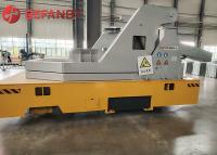 China 40 Ton Battery Operated Transfer Cart For Pouring Molten Aluminum for sale