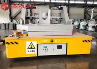 China 40 Ton Battery Operated Transfer Cart For Pouring Molten Aluminum for sale