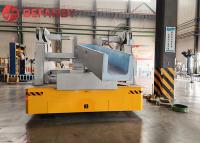 China 40 Ton Battery Operated Transfer Cart For Pouring Molten Aluminum for sale