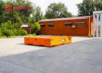 China Smart Remote Control Operate PU Wheel Railless Transfer Cart for sale